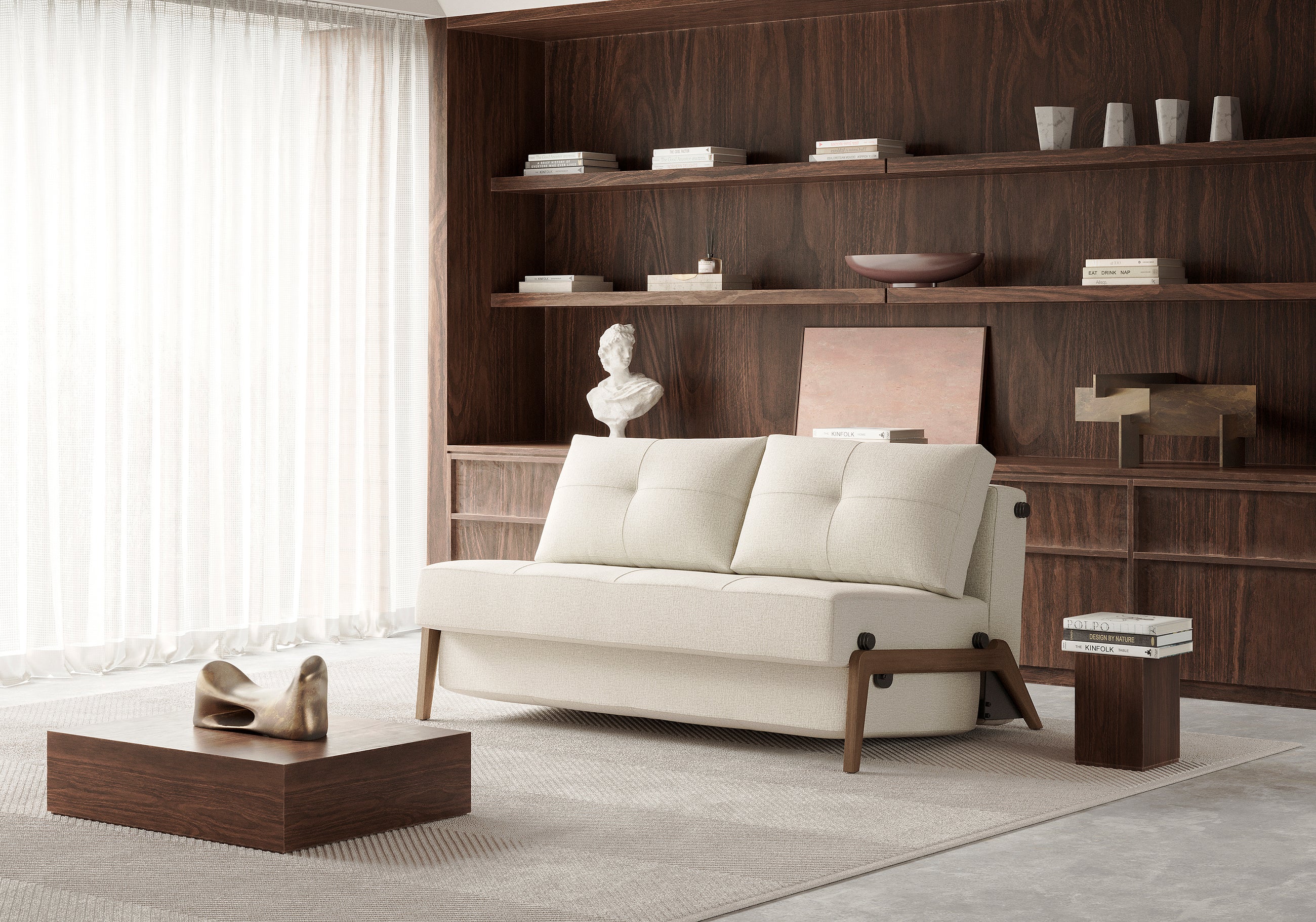 Cubed Armless Sleeper Sofa - More Options | BEAM