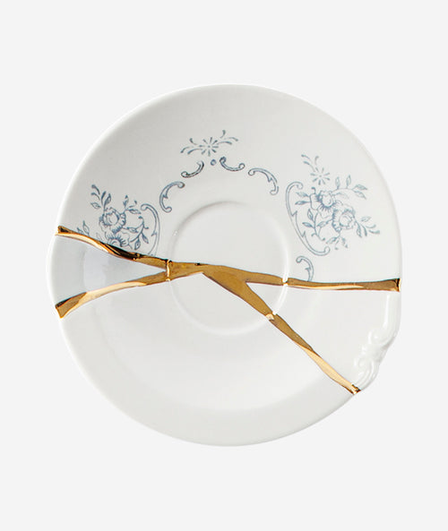 Kintsugi Espresso Cup with Saucer No. 1 | BEAM