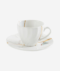 Kintsugi Espresso Cup with Saucer No. 2 | BEAM