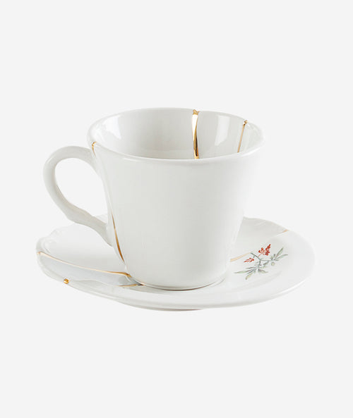 Kintsugi Espresso Cup with Saucer No. 3